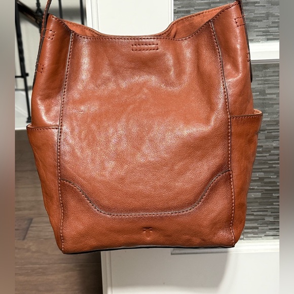Frye | Bags | Frye Cognac Leather Tote | Poshmark